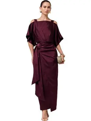 SAVEL Josylin Midi Dress - Plum
