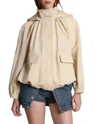 Avec Les Filles Balloon Bomber Jacket - Ivory