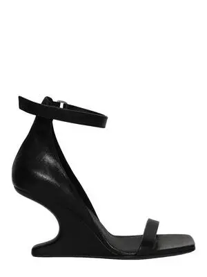 Rick Owens Cantilever Minimal Sandals - Black