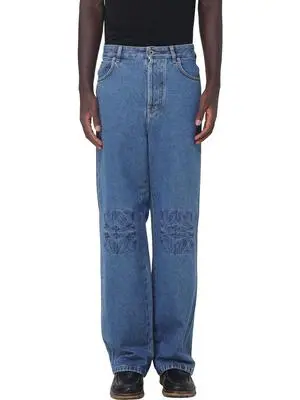 LOEWE Loewe Embroidered Wide-Leg Jeans