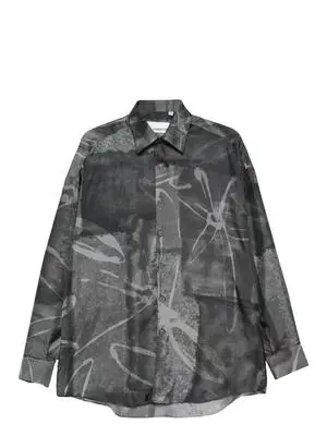 COSTUMEIN Valentino Abstract Shirt Black