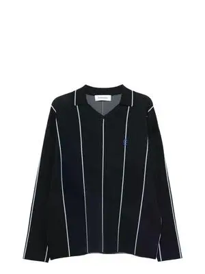 ÉTUDES STUDIO Striped Long-sleeve Sweatshirt - Blue