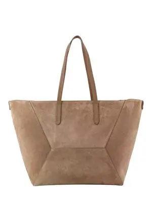 Brunello Cucinelli Paneled Tote - Neutrals