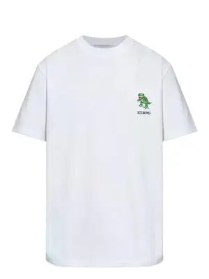 Iceberg Dinosaur-embroidered T-shirt - White