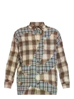 Loewe Patchwork Shirt - Brown