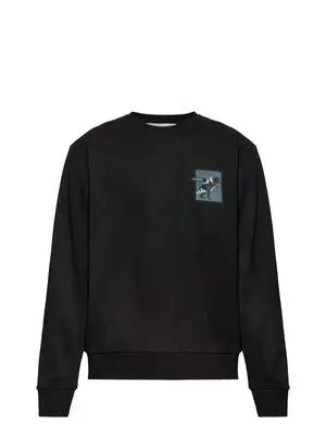 Iceberg Graphic Patch Sweatshirt - Black