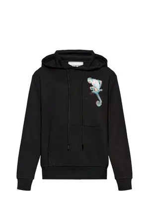Iceberg Graphic Hooded Sweatshirt - Black