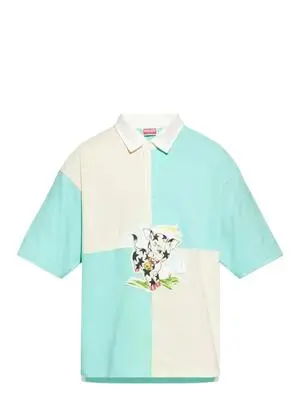 Kenzo Cartoon Polo Shirt - Blue
