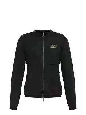 Emporio Armani Zip-up Sweatshirt - Black