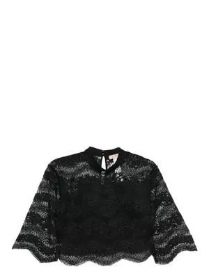 TWINSET Lace Blouse - Black