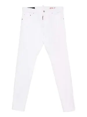 Dsquared2 Straight Leg Jeans - White