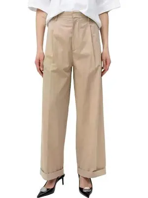DARKPARK Danielle Wide-leg Trousers - Neutrals