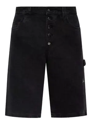 ROA Button-fastening Shorts - Black