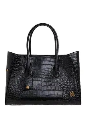 Amiri Crocodile-effect Tote Bag - Black