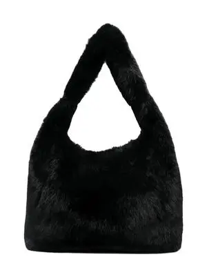 Essentiel Antwerp Faux-fur Tote Bag - Black