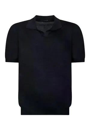 Tagliatore Polo-collar T-shirt - Blue