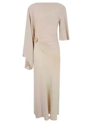 JOSEPH Joya Ring-detail Maxi Dress - Neutrals