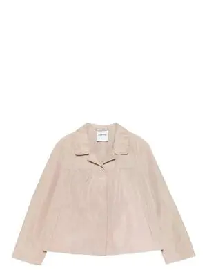 Aspesi Buttoned Cropped Jacket Neutrals