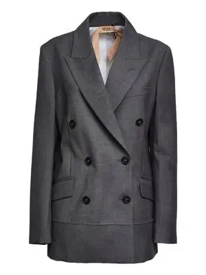 N°21 Double-breasted Blazer - Grey