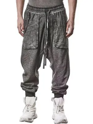 THOM KROM Patch Pocket Track Pants - Grey