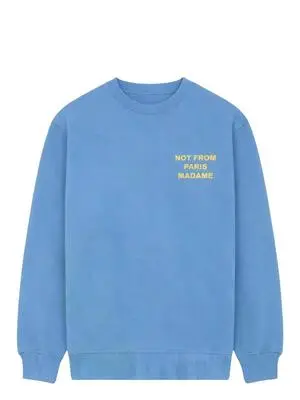 Drole De Monsieur Crew-neck Sweatshirt - Blue