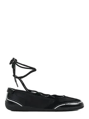 Karl Lagerfeld Altia Ballerina Flats - Black