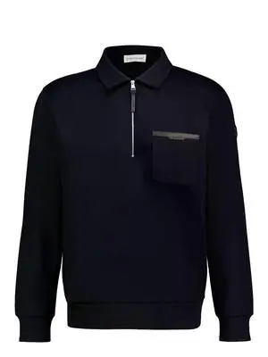 Moncler Half-zip Sweater - Blue