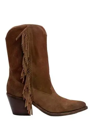 DUCANERO Fringe Leather Boots