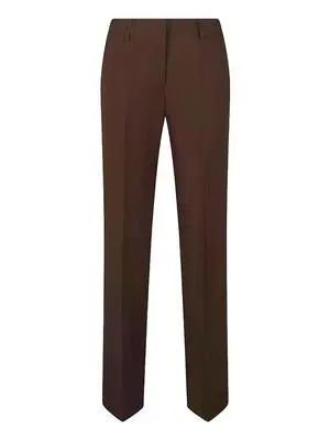 Ermanno Scervino Pleated Tailored Trousers - Brown