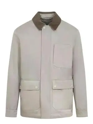 Canali Button Pocket Jacket - Neutrals