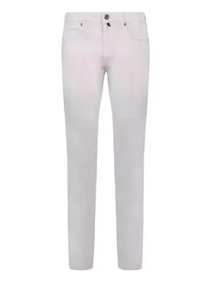 SLOWEAR Five Pockets Denim Jeans - White