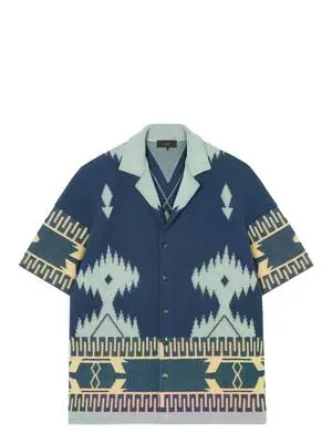 Alanui Patterned Shirt - Blue