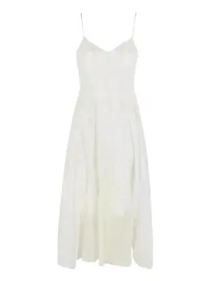 Erika Cavallini Spaghetti-strap Dress - White