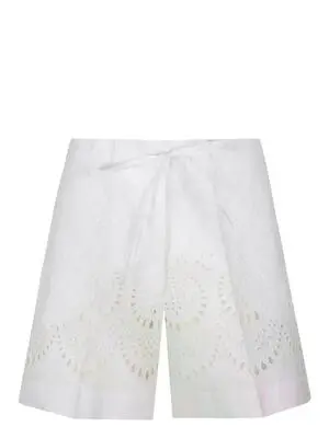 P.a.r.o.s.h Embroidered Shorts - White