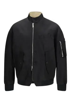 Dsquared2 Heritage Zip Pockets Bomber Jacket - Black
