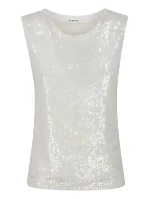 P.a.r.o.s.h Sleeveless Blouse - White