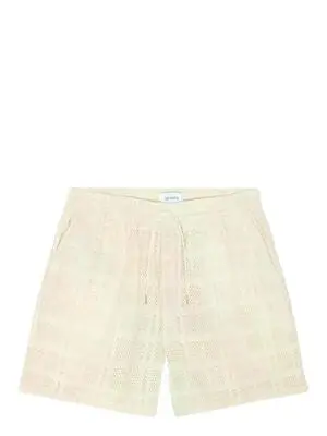 LES DEUX Open-work Deck Shorts - Neutrals