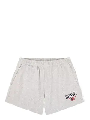 SPORTY & RICH Elasticated Pocket Shorts - Grey