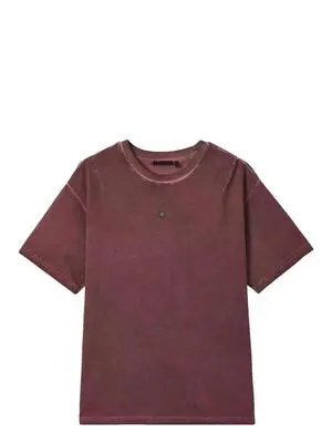 FIVE CM Chest-appliqué T-shirt - Red