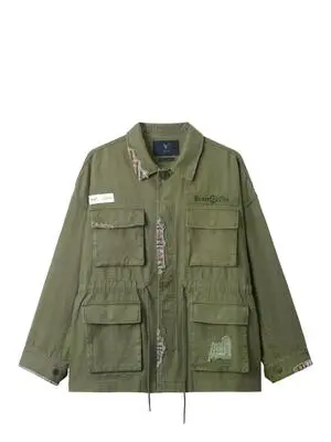 FIVE CM Patchwork Jacket - Green