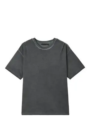 FIVE CM Patchwork-detail T-shirt - Grey