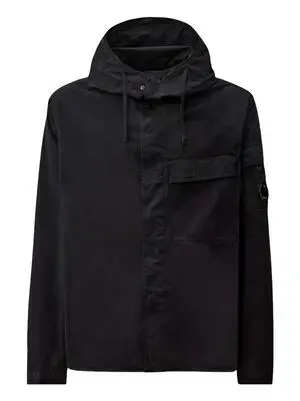 C.P. COMPANY Flap-pocket Hooded Jacket - Black