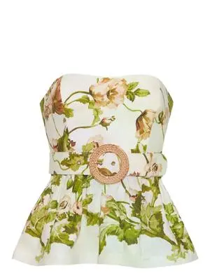 Cara Cara Tilda Floral-pattern Top - Neutrals