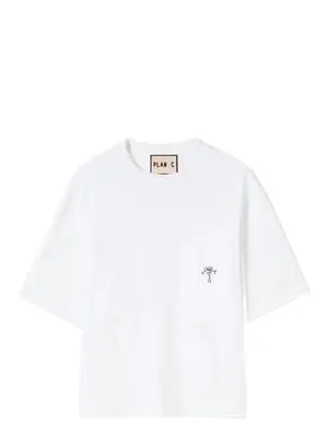 Plan C Graphic Pocket T-shirt - White