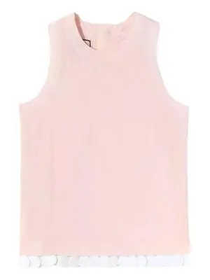 PLAN C Pompom Tank Top