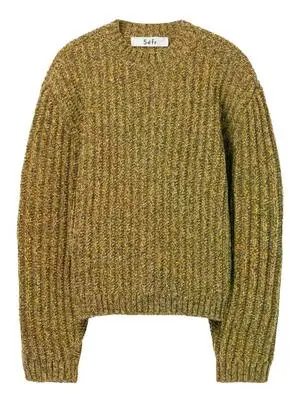 Séfr Makaya Textured Sweater - Green