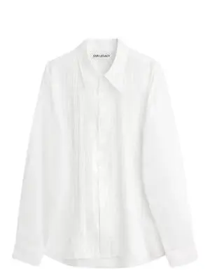 Our Legacy Promise Curved-hem Shirt - White