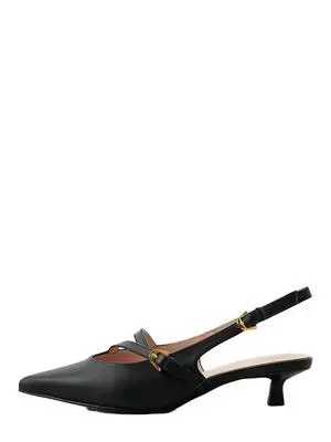 COCCINELLE Slingback Point-toe Pumps - Black