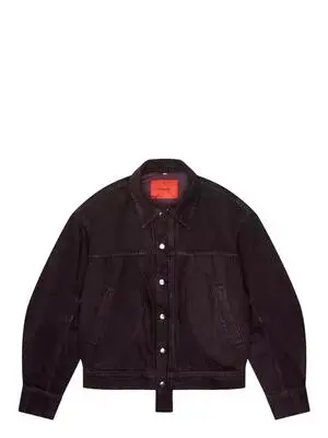 Eckhaus Latta Paneled Denim Jacket - Purple