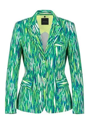 MARCCAIN Scuba Printed Blazer - Green